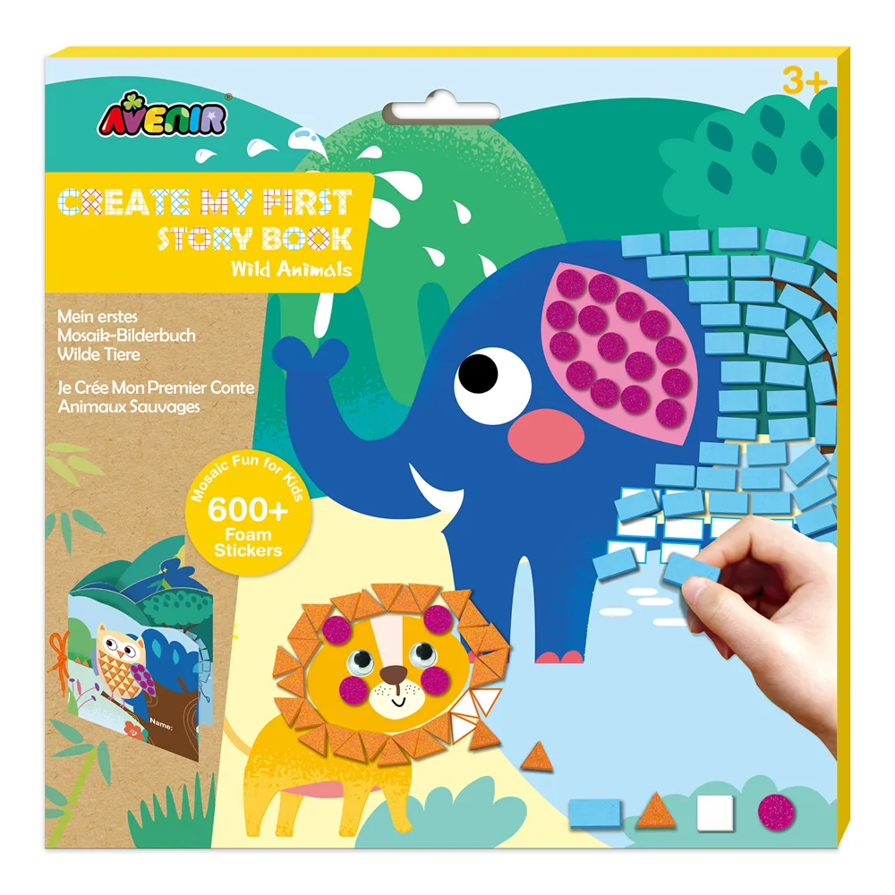 Create My first Story Book - Wild Animals - bidi