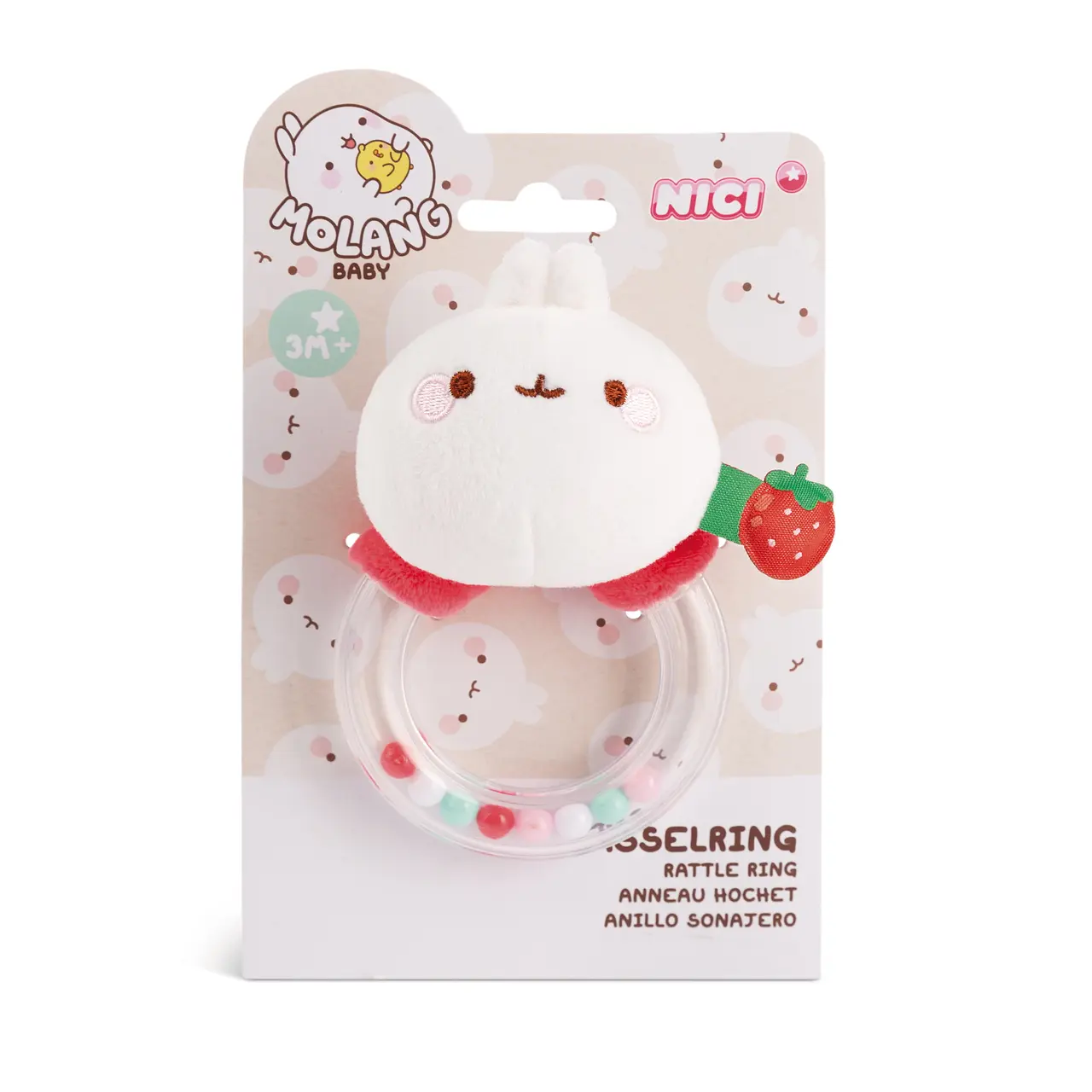 Molang Baby - Anel com guizo Molang - bidi