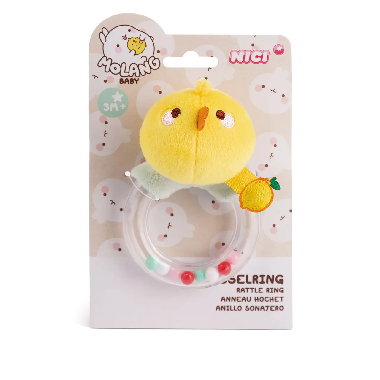 Molang Baby - Anel com guizo Piu Piu - bidi